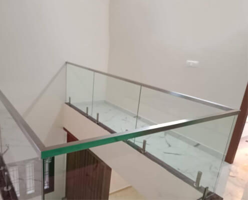 No.1 Glass Handrail in Mogappair | NGS Build Pro|9884701089